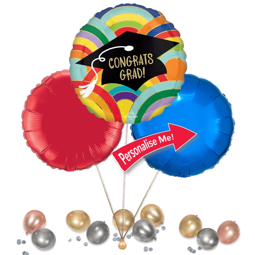 Congrats Grand Balloon Bouquet Delivery – Balloon In A Box