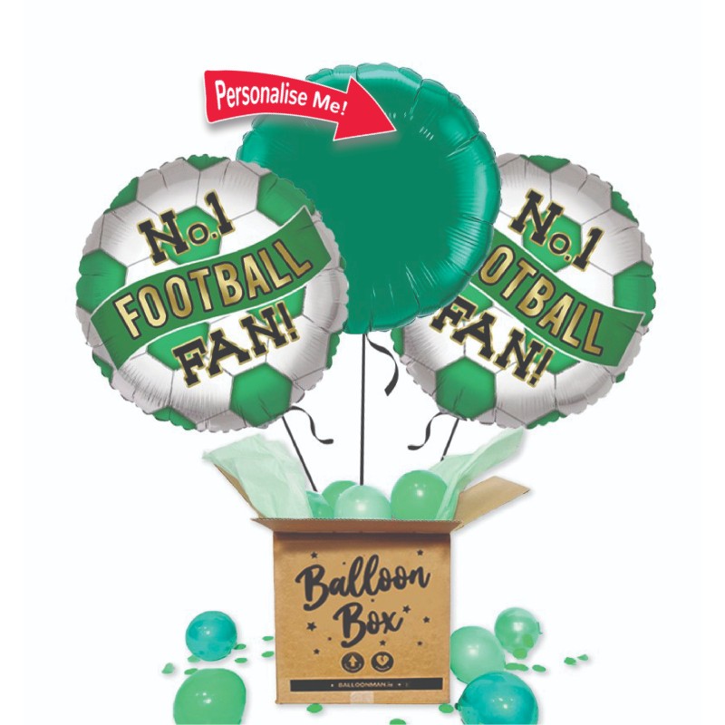 Football Fan Balloon Bouquet - Green – Balloon In A Box